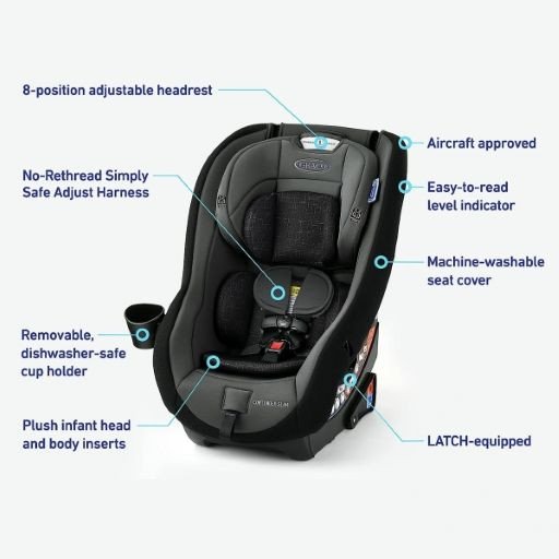 Contender Slim Convertible Car Seat, West Point rental in Chicago, IL ...